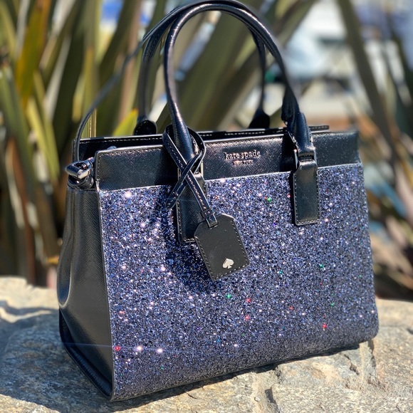 kate spade | Bags | Kate Spade Cameron Glitter Md Satchel Crossbody ...